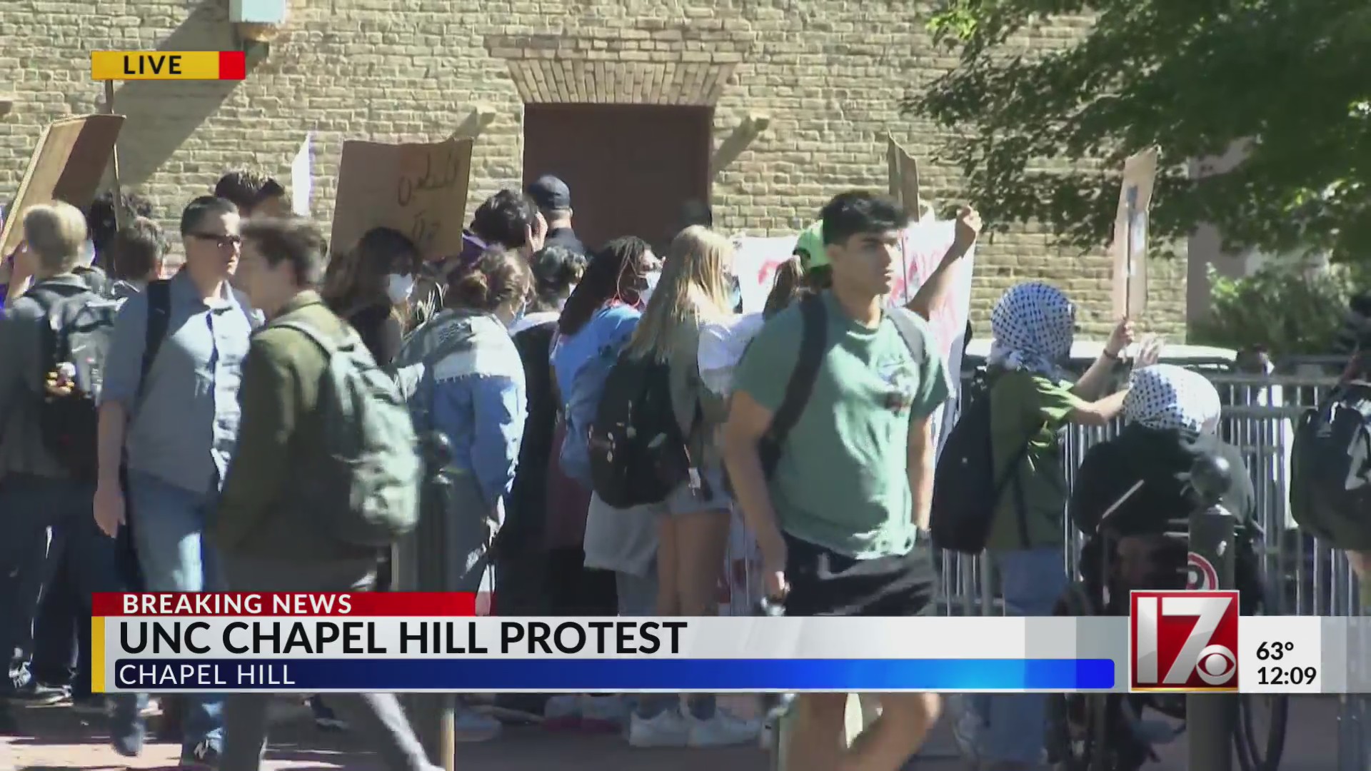 Protests emerge at UNC-Chapel Hill amid chancellor’s installment ...