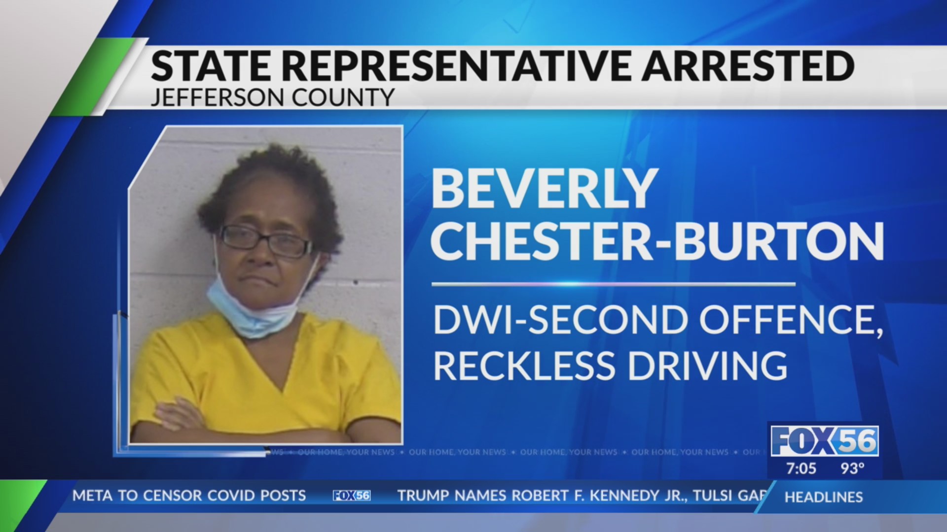 Kentucky state representative arrested on DWI charge – FOX 56 News