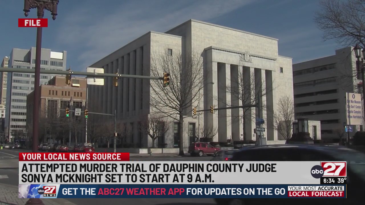 Trial for Dauphin County Judge Sonya McKnight to start today – ABC27