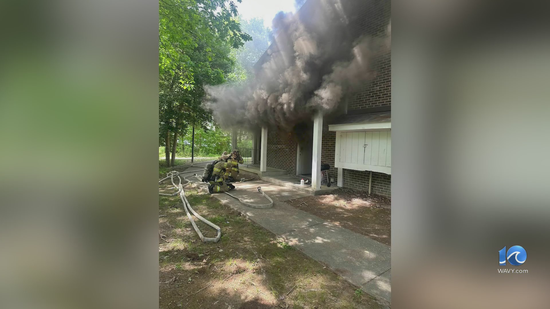 Crews respond to fire on Dehaven Court in James City County – WAVY.com