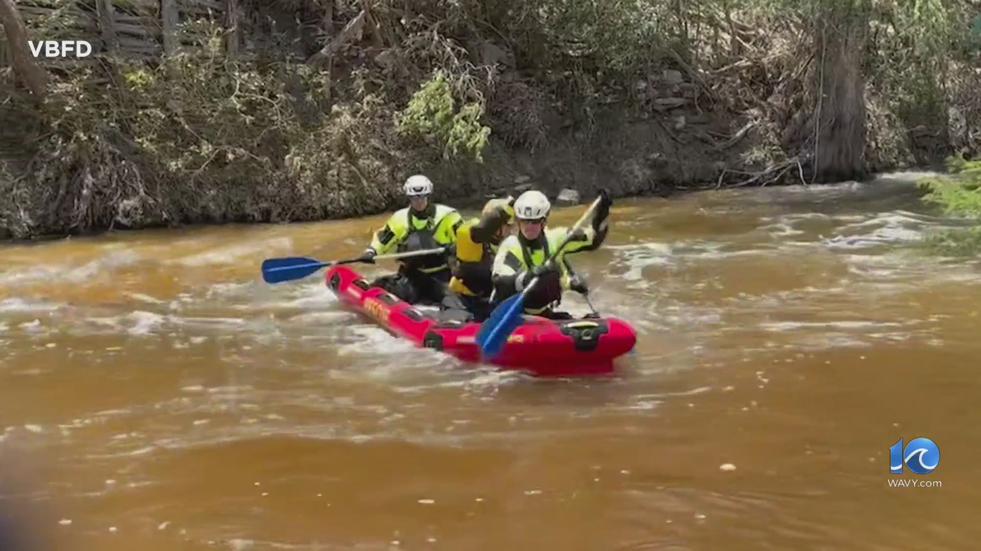 Swiftwater Rescue Team work shifts to recovery – WAVY.com