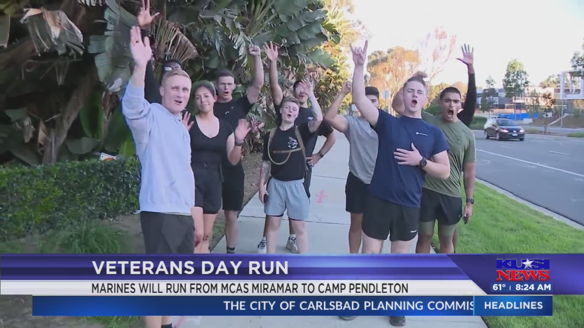 Marines to run from MCAS Miramar to Camp Pendleton to honor veterans ...