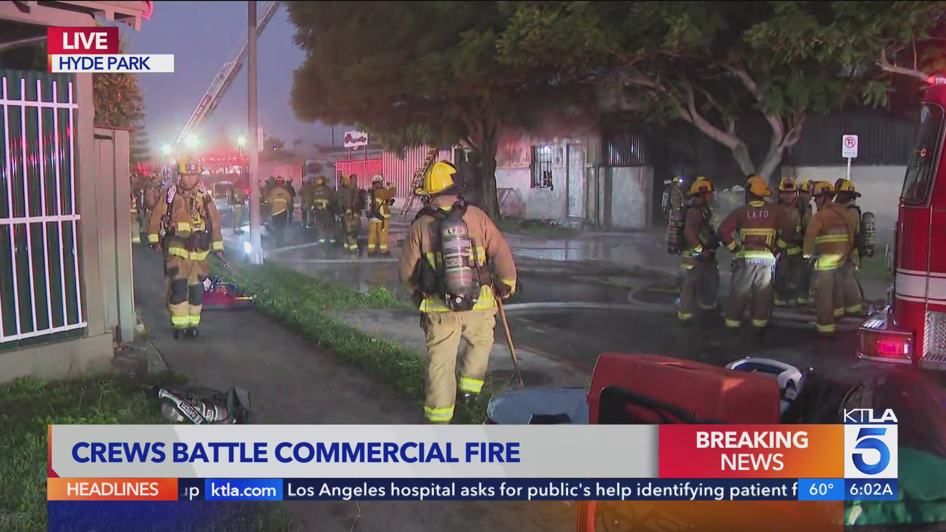 Fast-moving fire rips through multiple commercial buildings Los Angeles ...