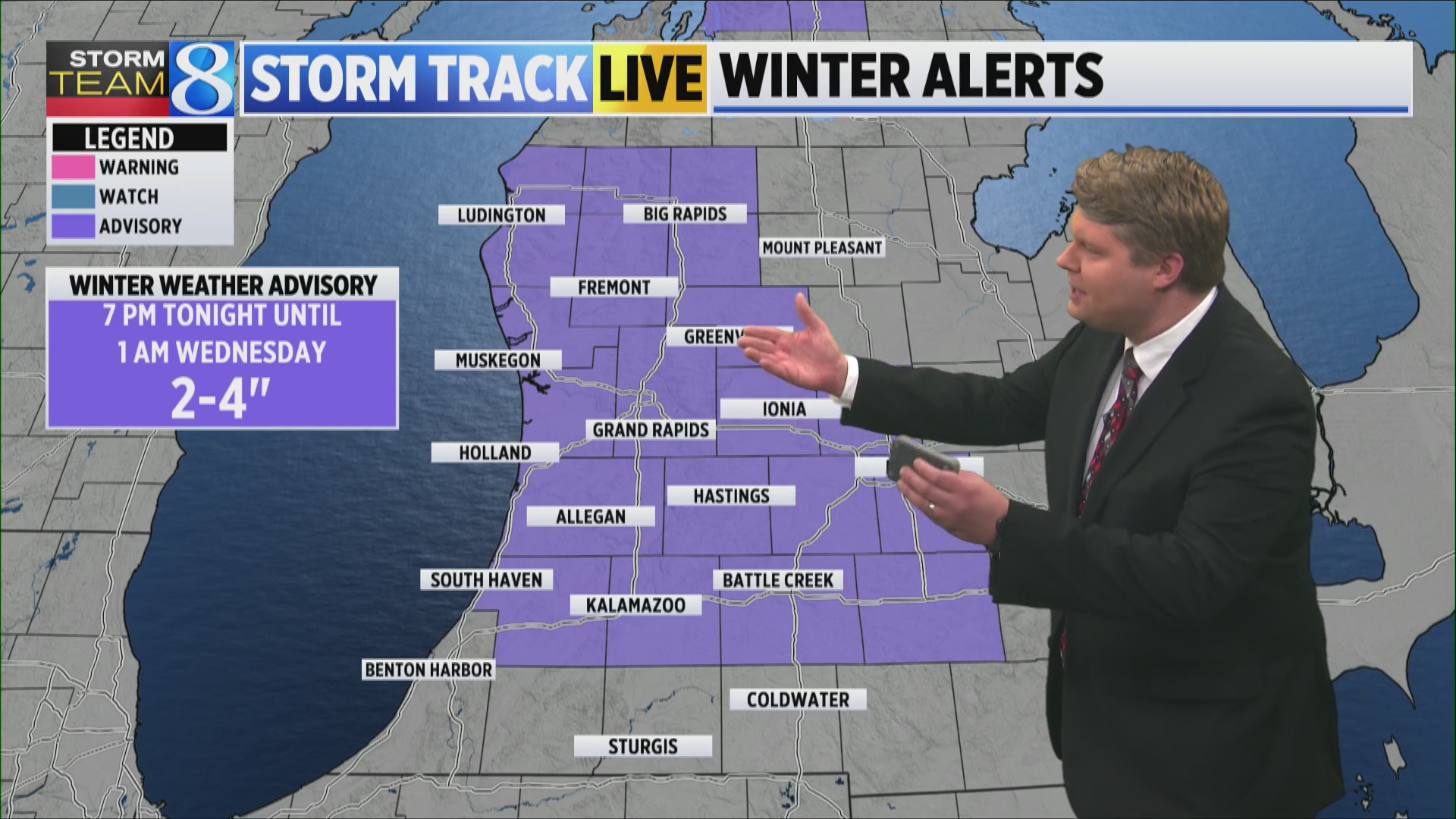 Storm Team 8 Forecast: Noon 011325 – WOODTV.com
