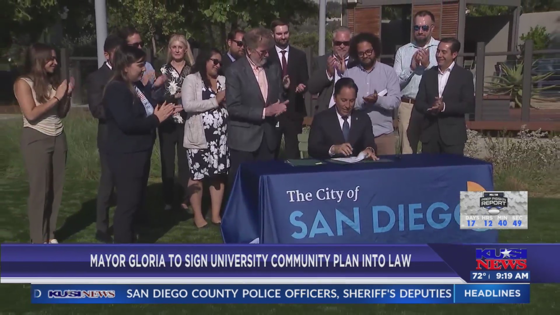 Gloria signs University Community Plan update – FOX 5 San Diego & KUSI News