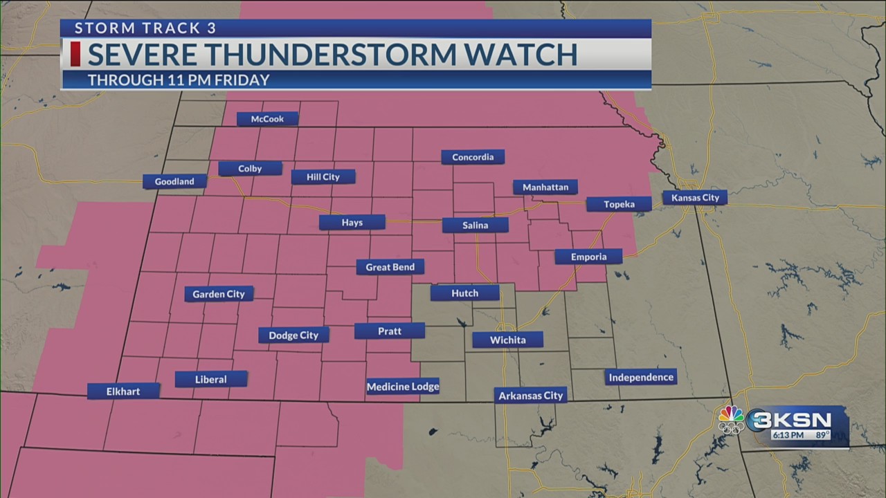 Friday 6 PM Forecast – KSN-TV
