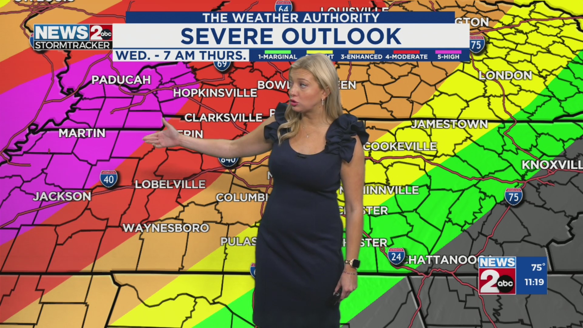 Severe Weather is likely this evening and overnight – WKRN News 2