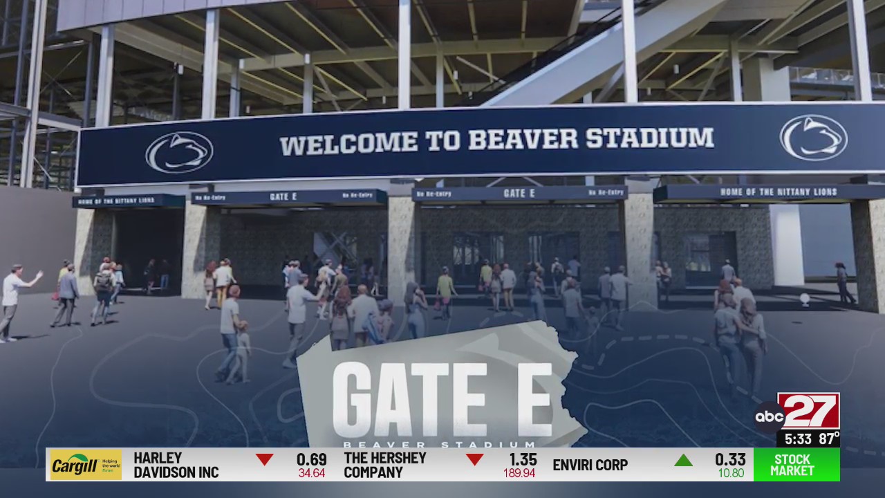 Construction underway at Beaver Stadium ahead of Penn State Football ...