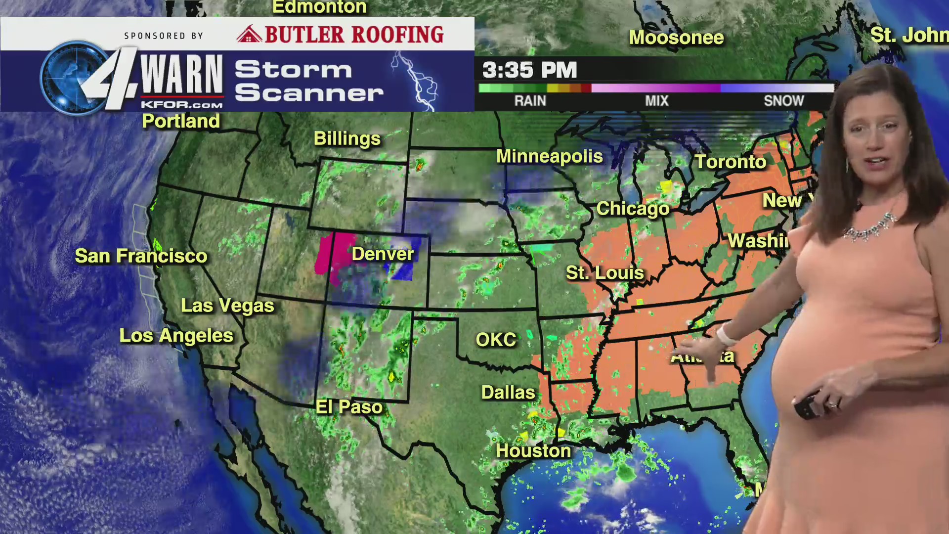 Emily Sutton talks about the hot and humid week ahead and when storm ...