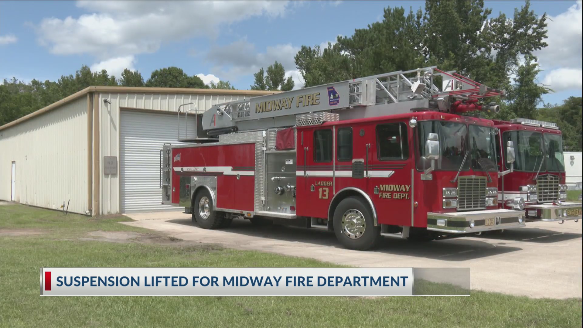 Midway Fire Department operational after months on suspension – WSAV-TV