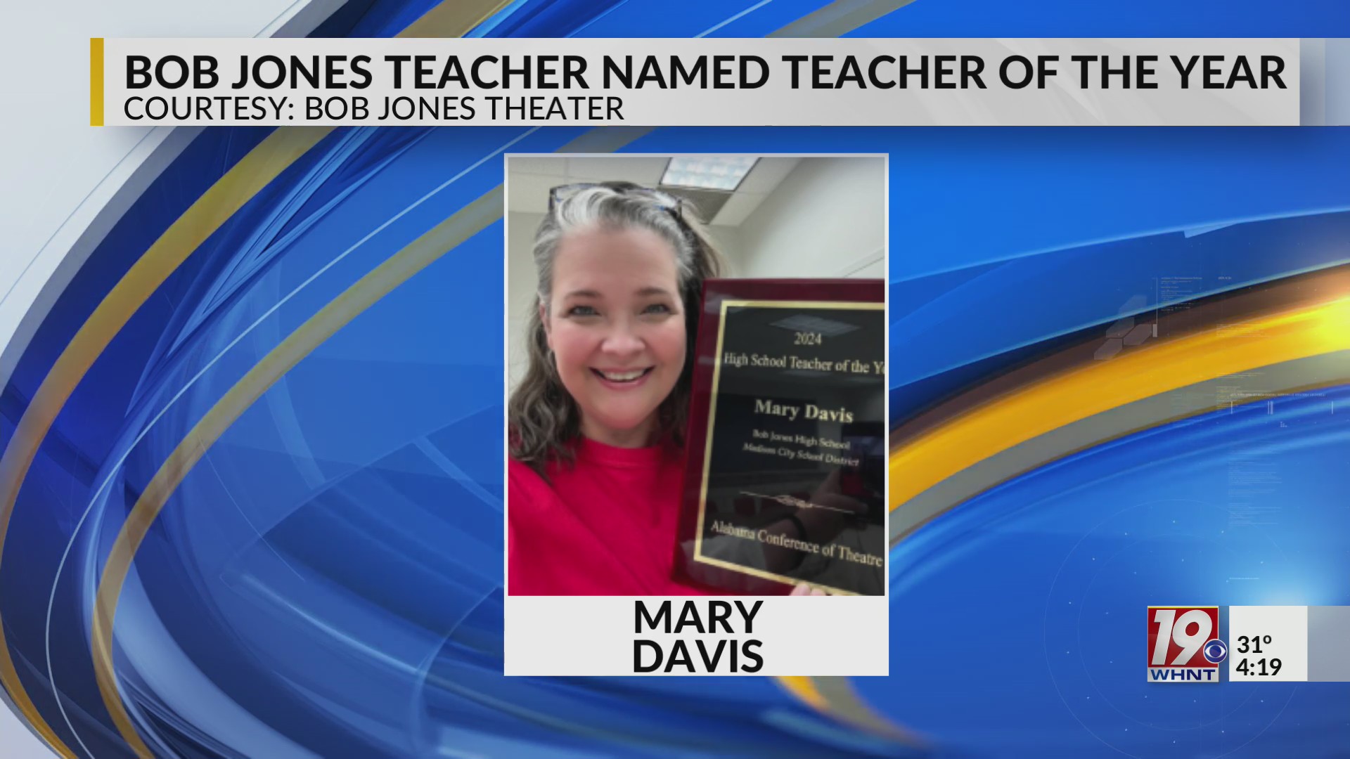 Bob Jones Teacher Named Alabama’s ‘High School Teacher of the Year ...