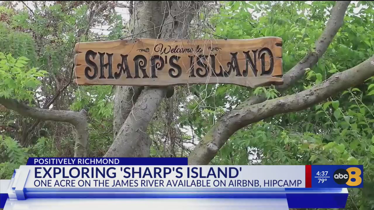 Secluded oasis ‘Sharp’s Island’ tucked away on James River in Richmond ...