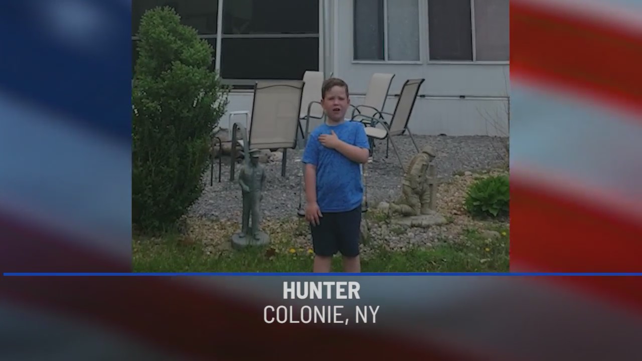 Hunter gives us our daily pledge of allegiance – NEWS10 ABC