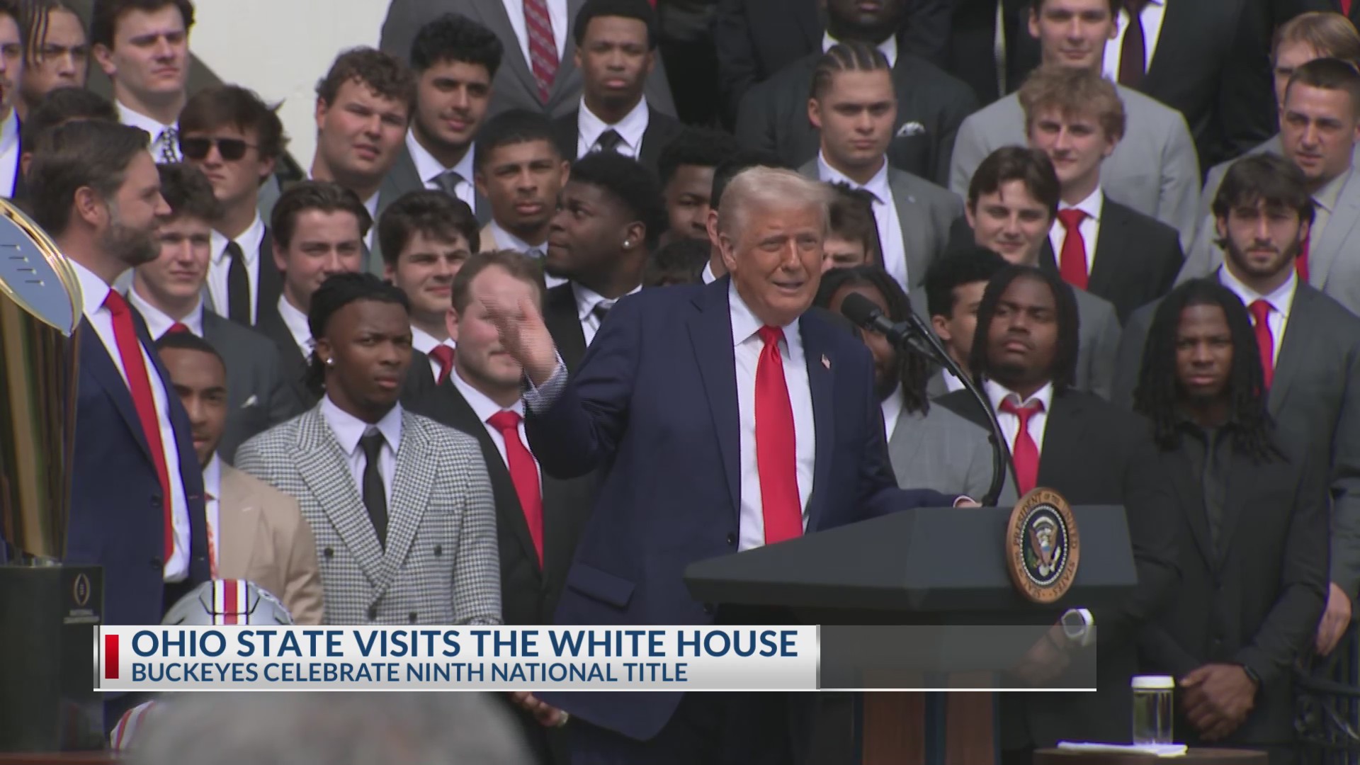 Ohio State visits The White House – NBC4 WCMH-TV
