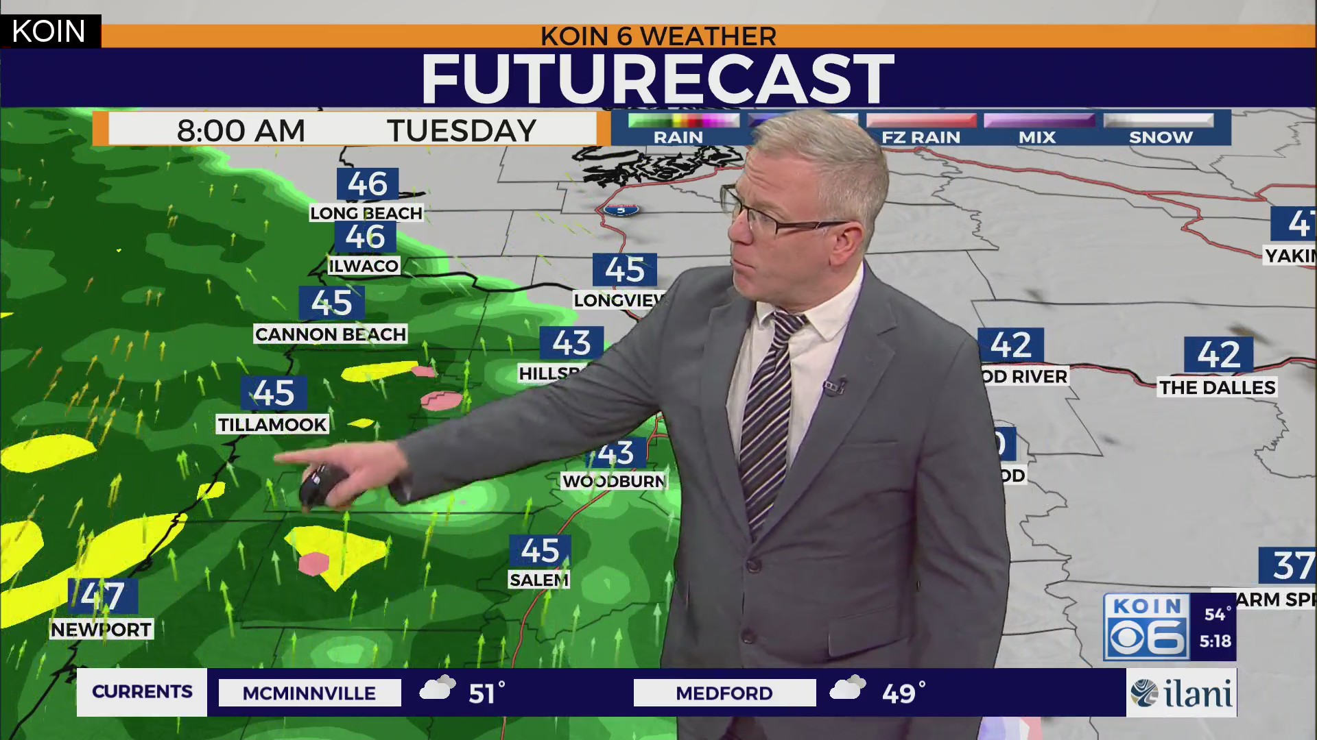Weather Forecast: Mostly Dry Monday – KOIN.com