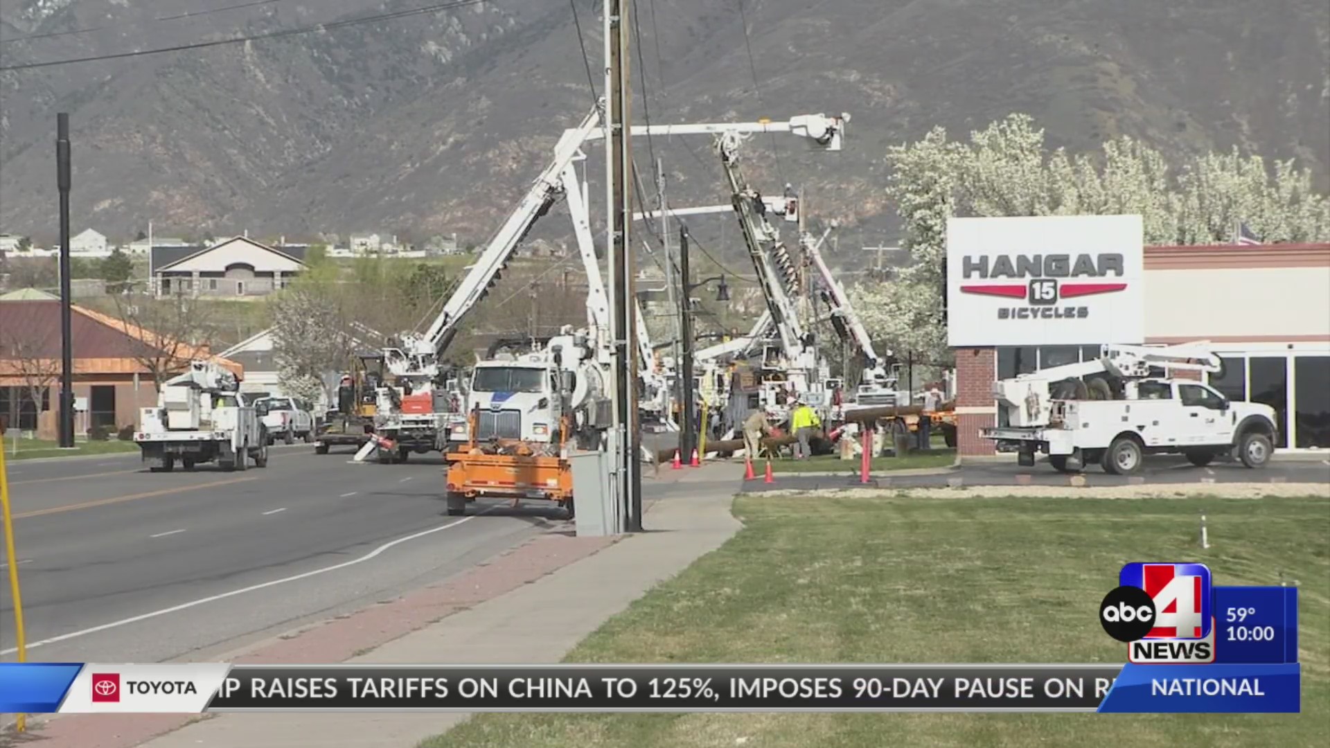 Dump truck crash causes Draper area to lose power – ABC4 Utah