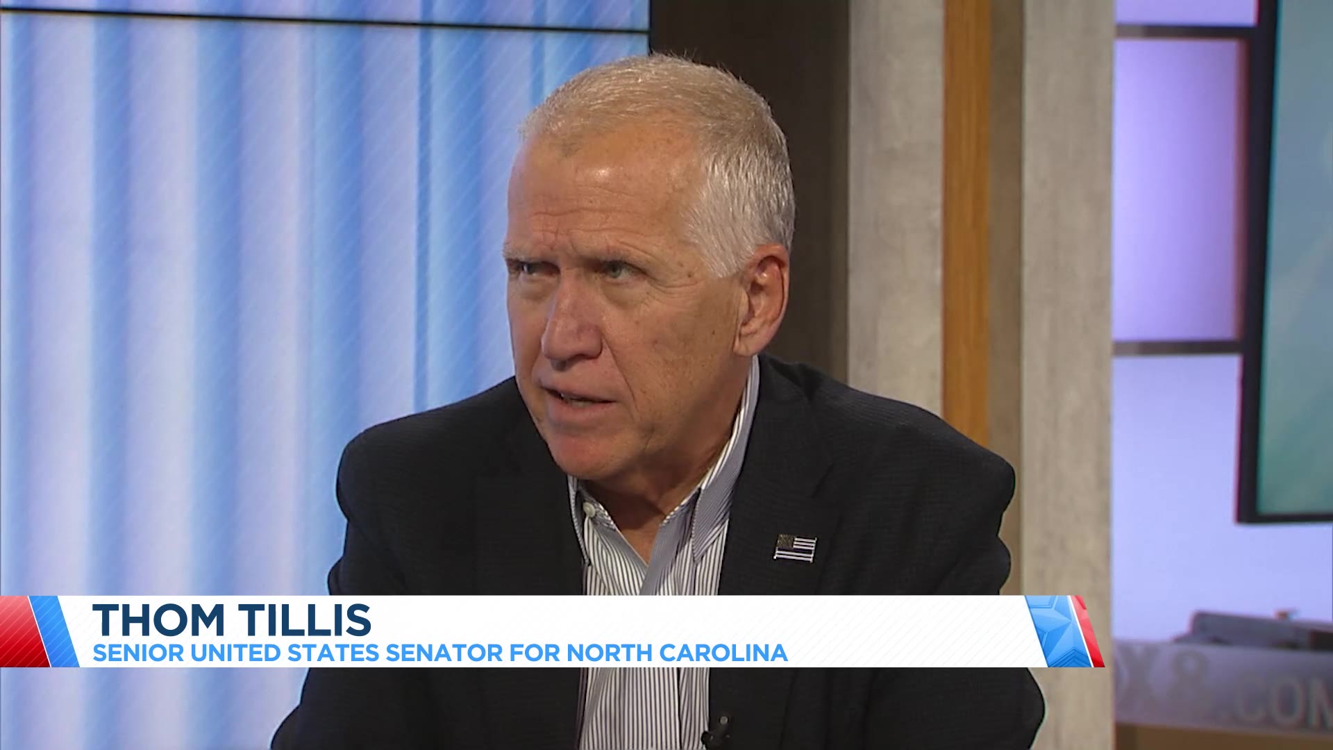NC Sen. Thom Tillis shares his perspective on Kamala Harris, JD Vance ...