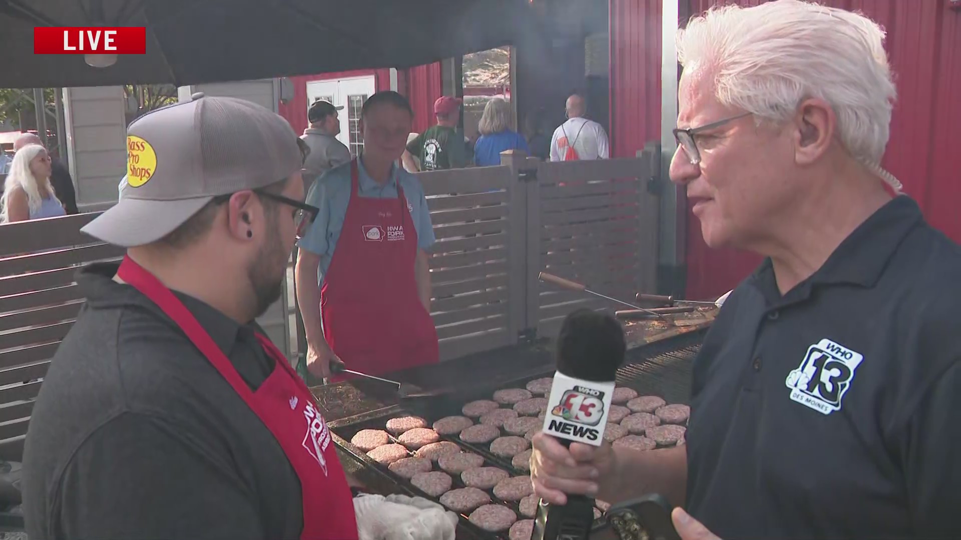 Ed Wilson live at the Pork Tent on day 6 of the Iowa State Fair – who13.com