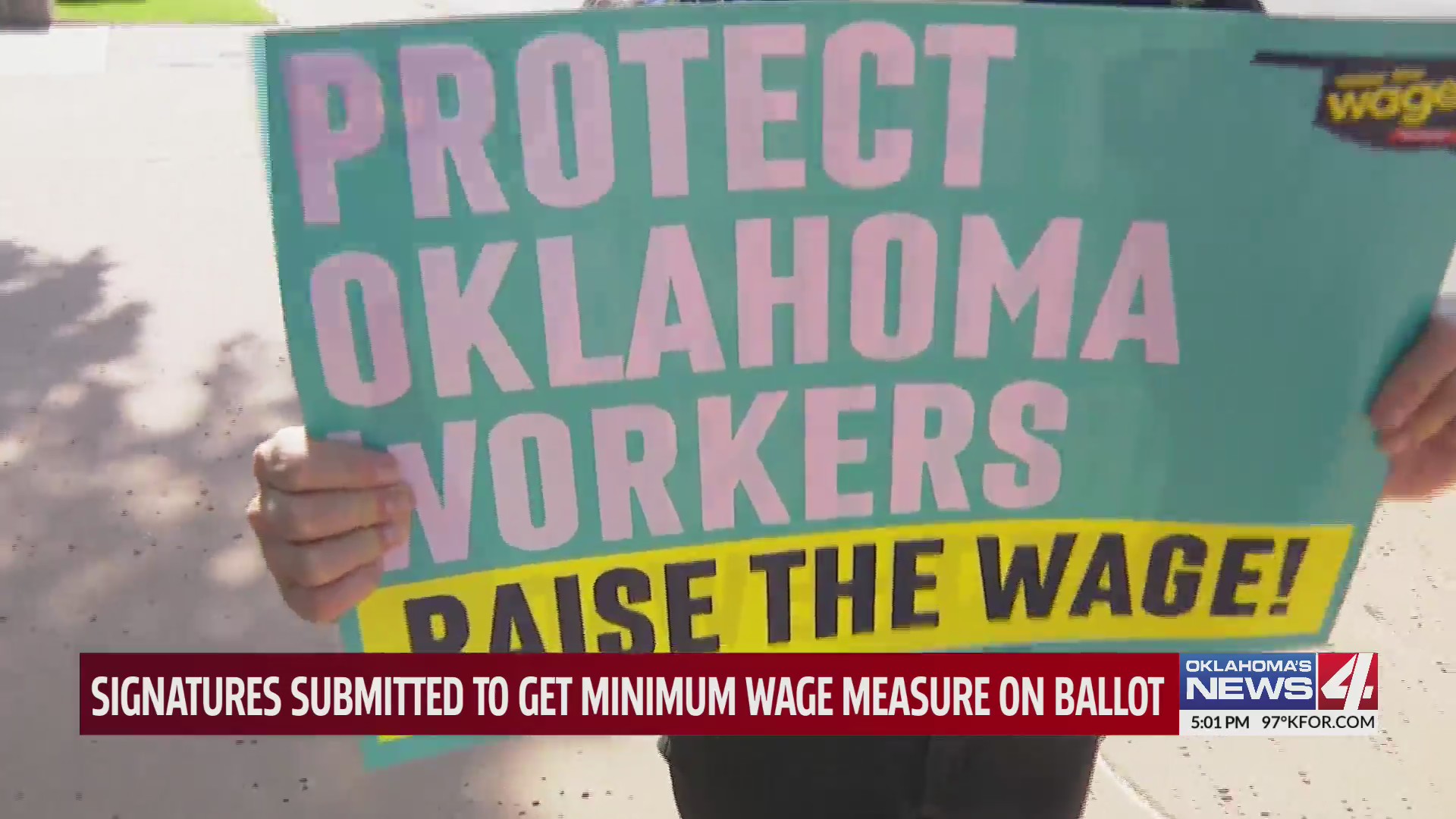 Signatures submitted to get minimum wage measure on ballot – KFOR.com ...