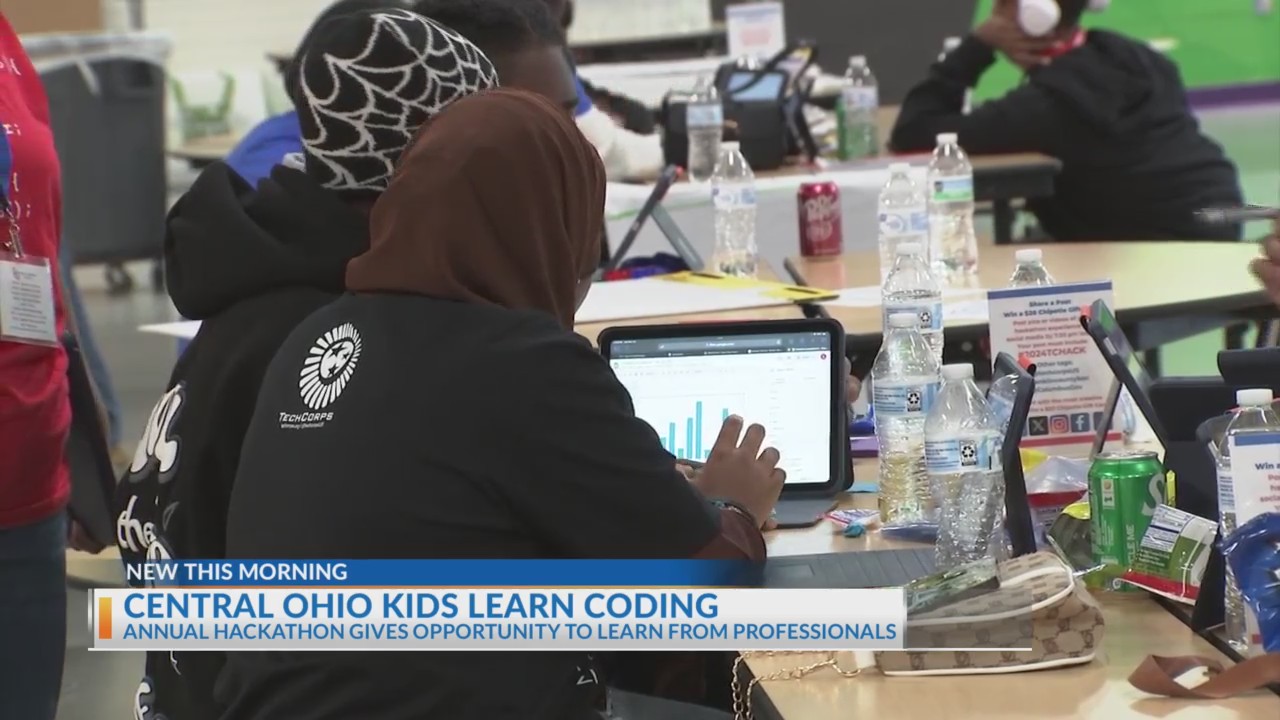 Hackathon lets Central Ohio kids learn coding – NBC4 WCMH-TV