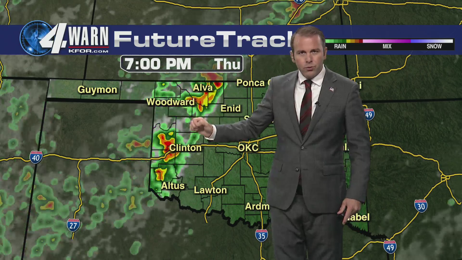 Aaron Brackett’s Thursday afternoon 4cast – KFOR.com Oklahoma City
