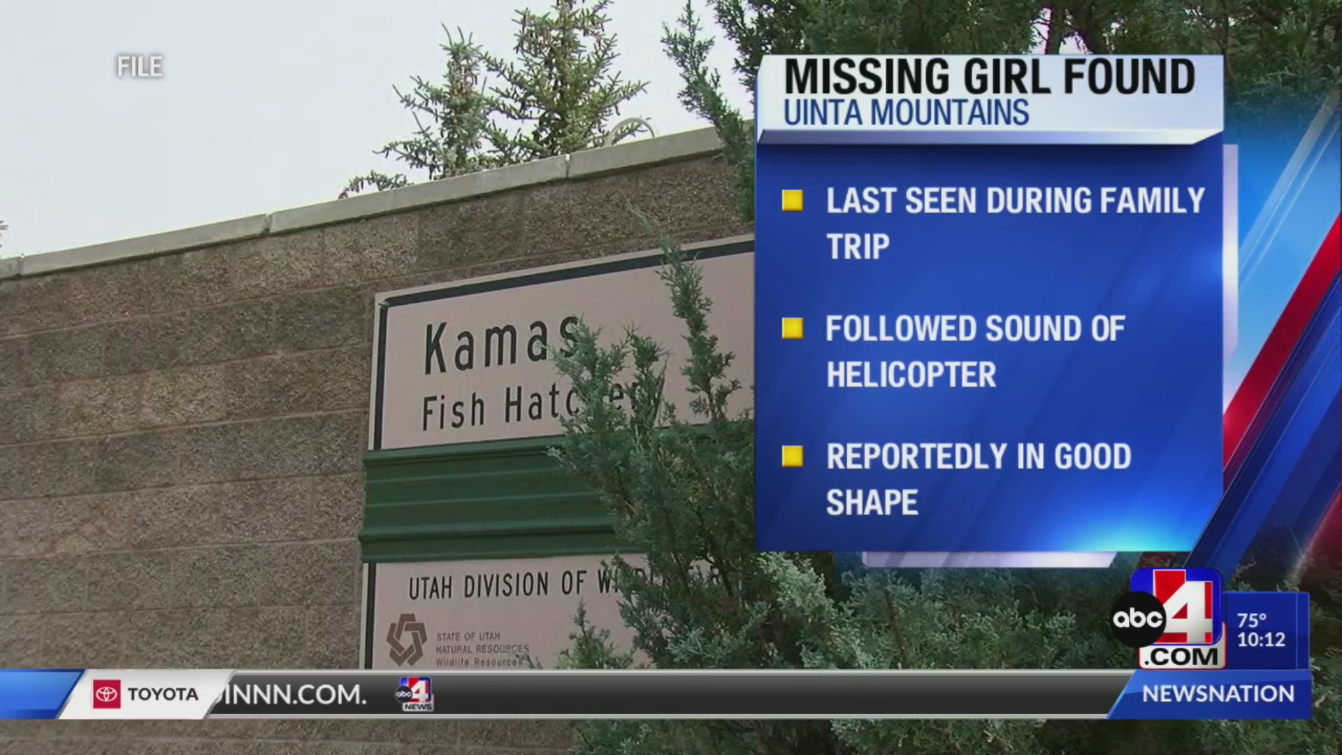 Missing 14-year-old teen in Uinta Mountains found safe – ABC4 Utah