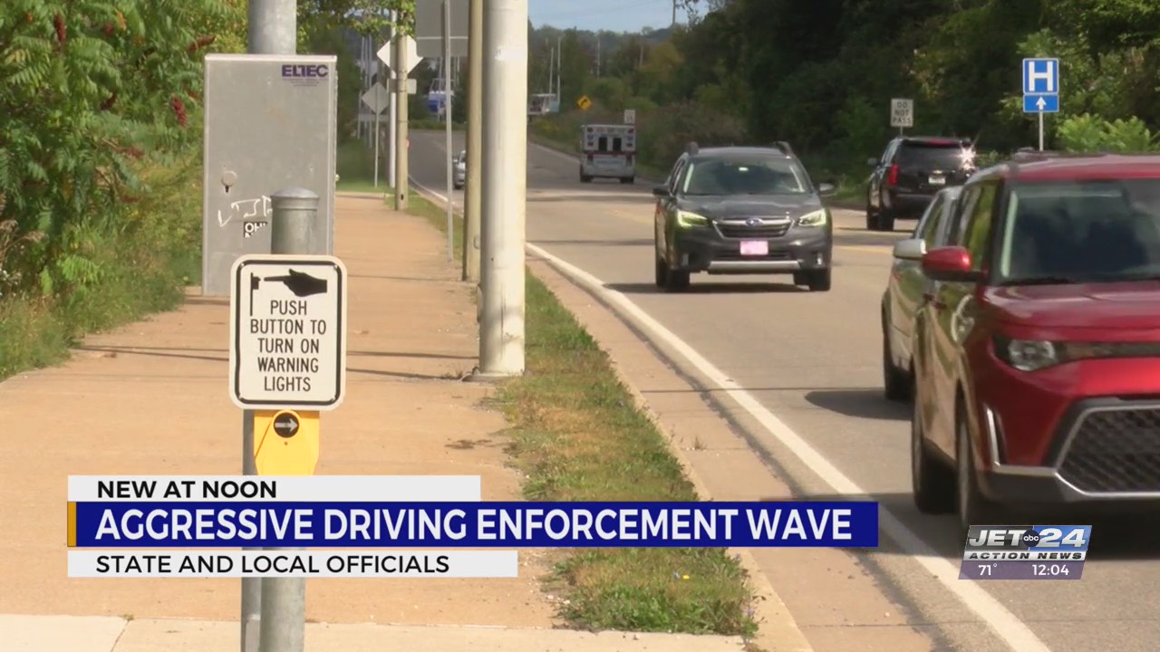 Officials highlight pedestrian safety, aggressive driving enforcement wave – WJET/WFXP/YourErie.com