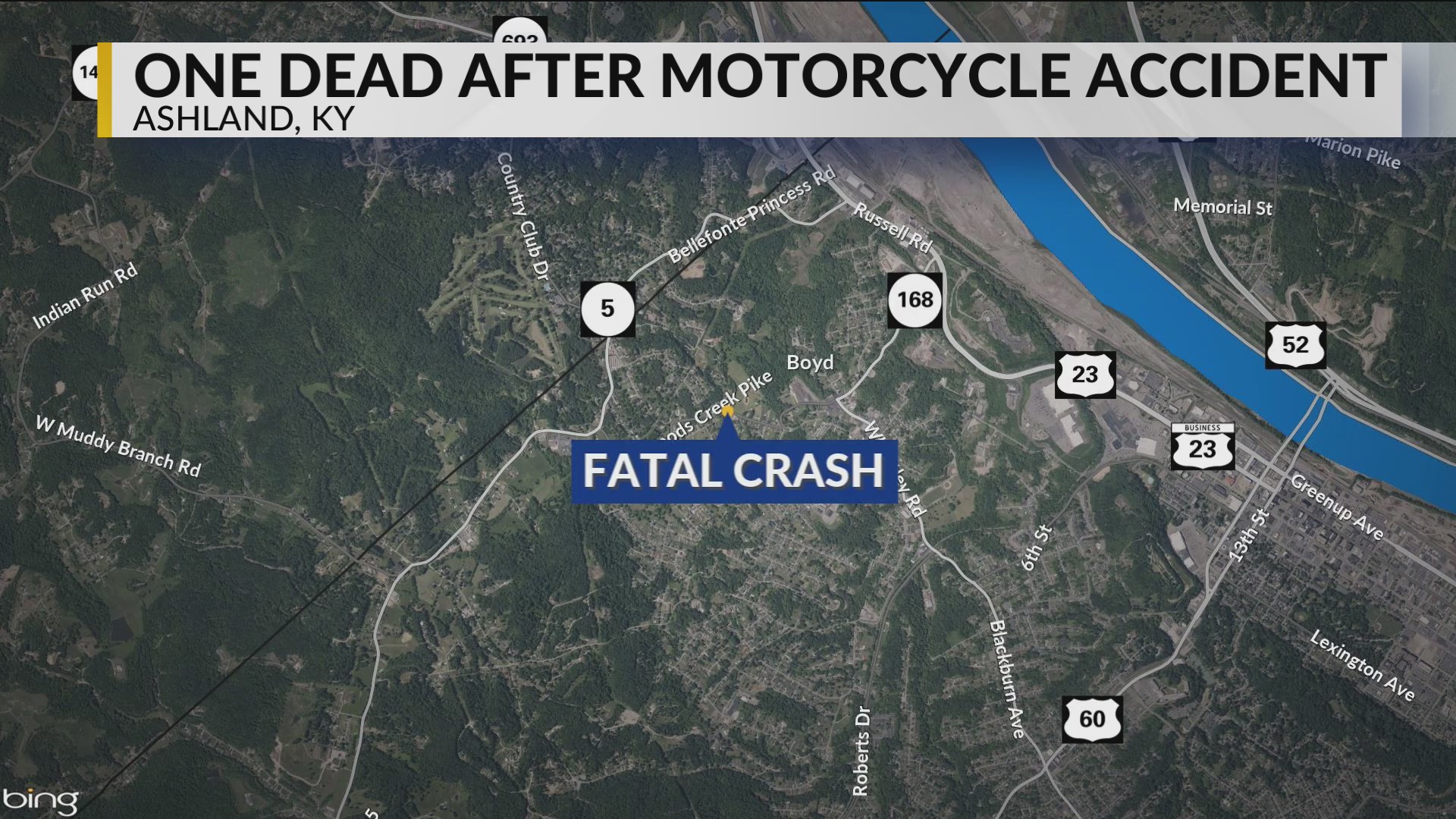 One dead after motorcycle crash in Ashland area – WOWK 13 News