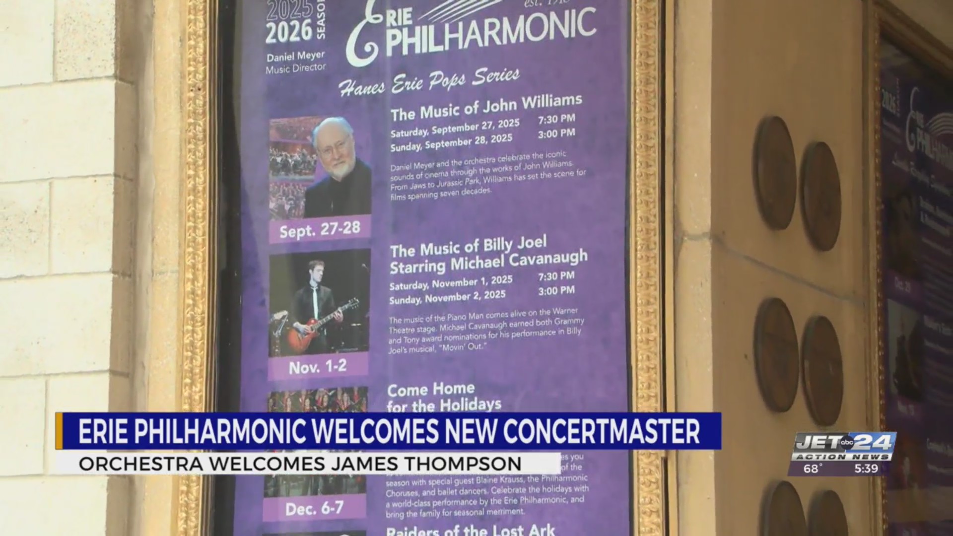 James Thompson to debut with Erie Philharmonic in 2025-26 season – WJET ...