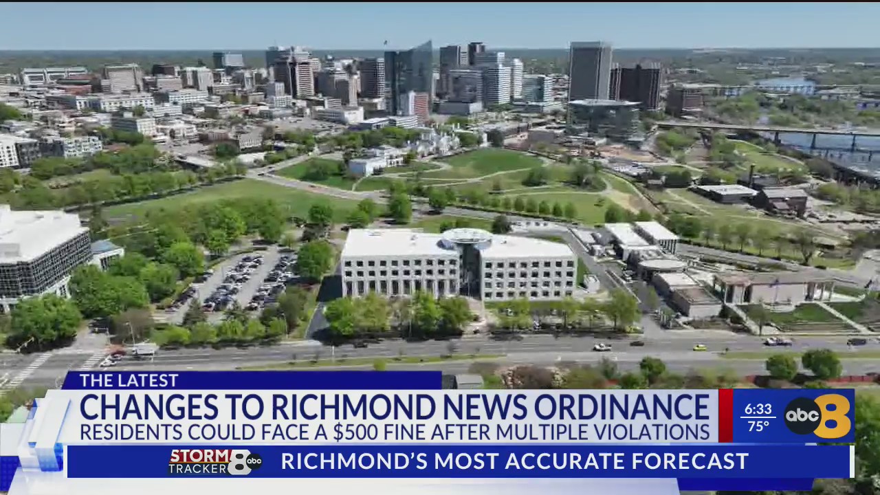 Richmond changes sound control rules – WRIC ABC 8News