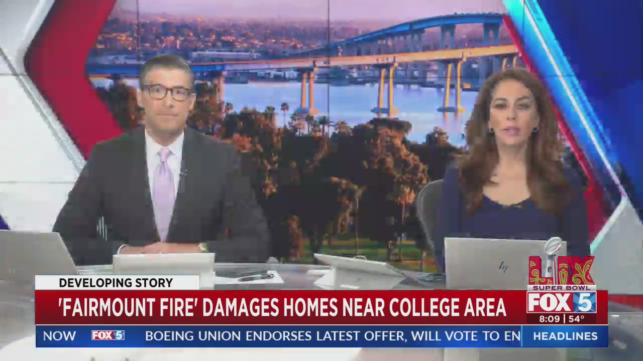 Update on Fairmount Fire – FOX 5 San Diego & KUSI News