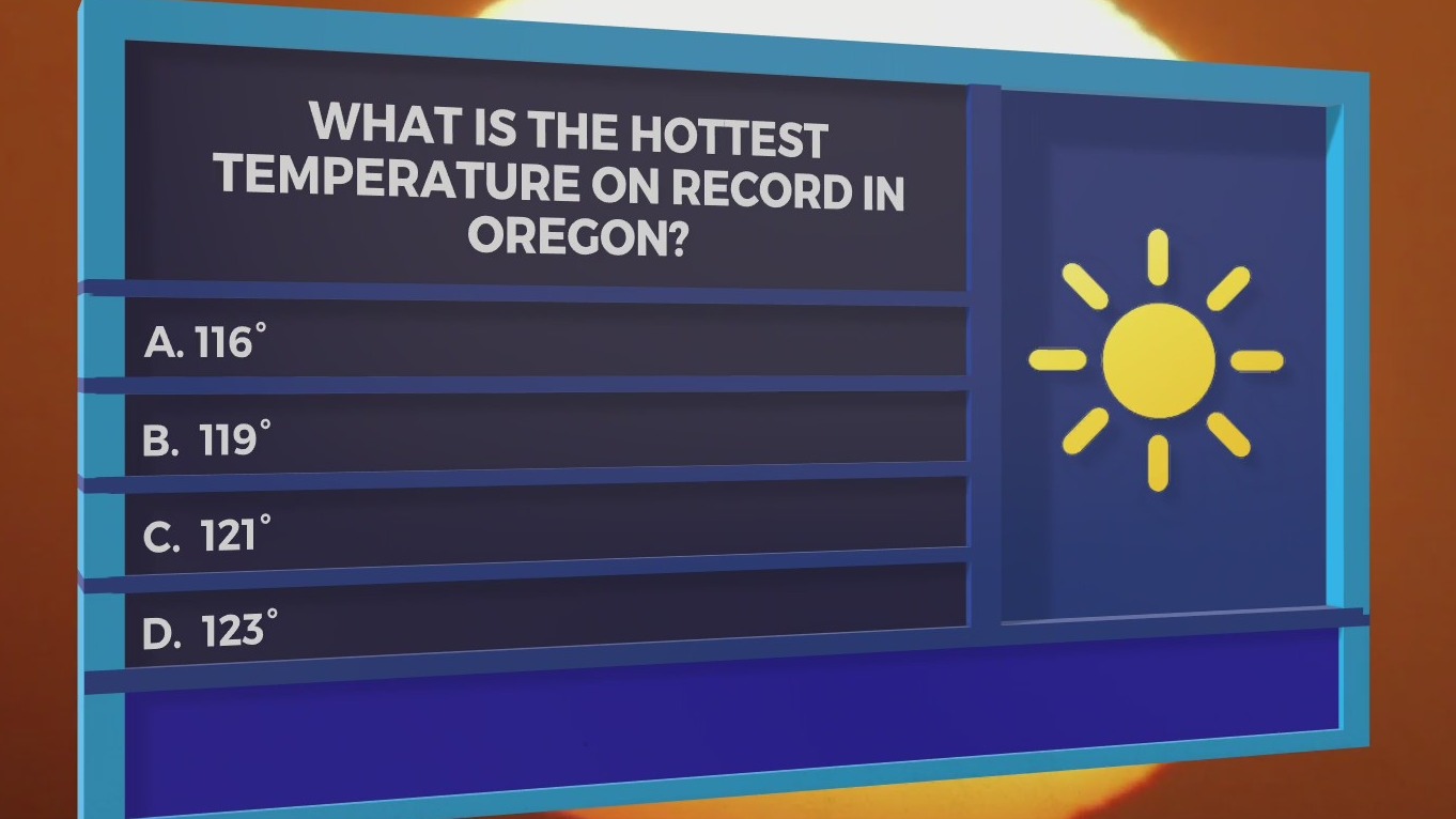 Weather Trivia Tuesday: What is the hottest Oregon temperature on ...
