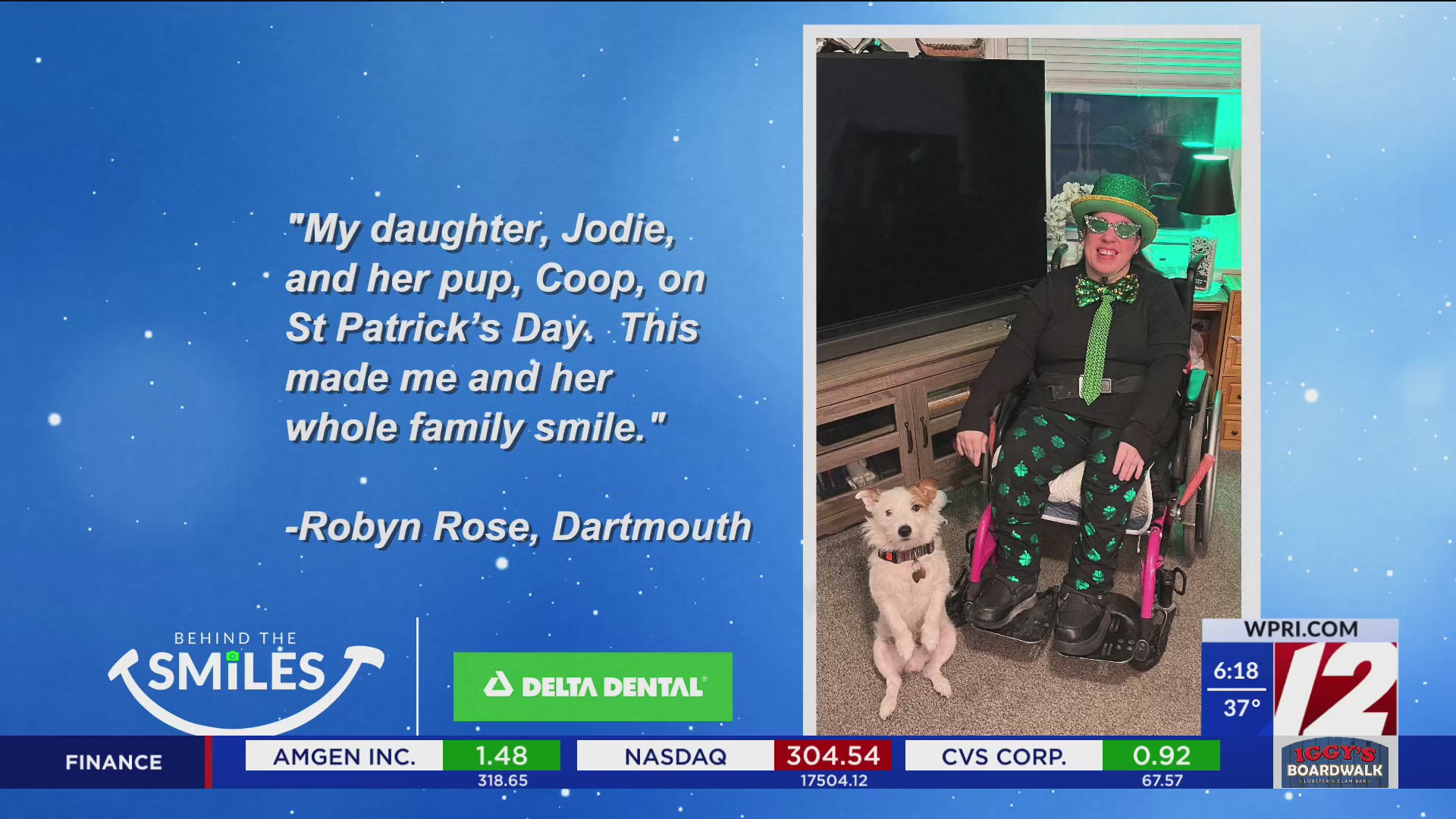 Behind the Smiles Photo for March 19, 2025 from Robyn Rose of Dartmouth ...
