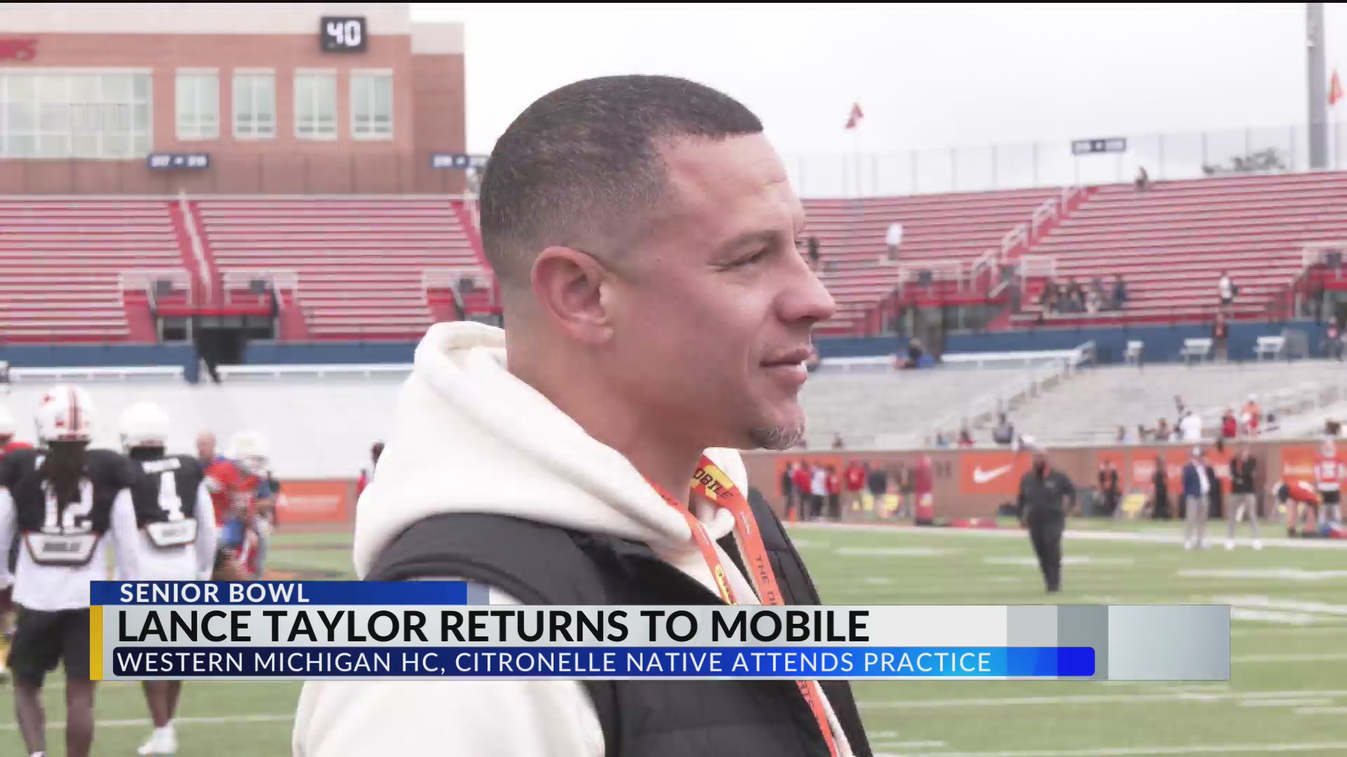 Western Michigan head coach Lance Taylor returns home for Senior Bowl ...