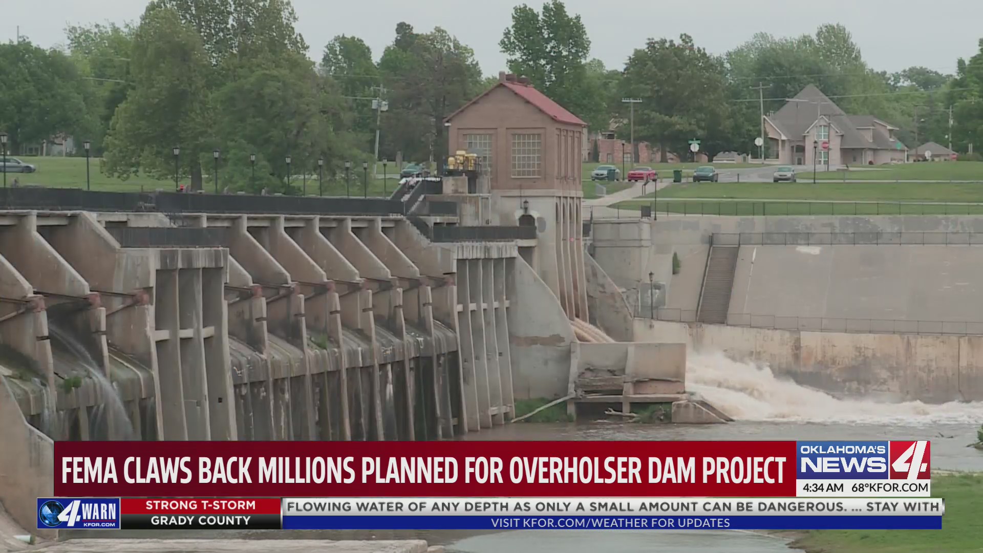 FEMA claws back millions planned for Overholser Dam project – KFOR.com ...