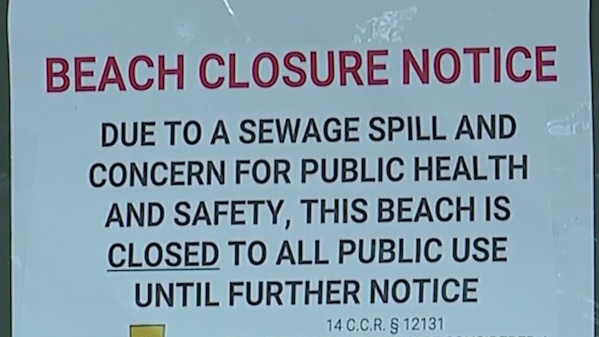 Sewage spill forces beach closures at Lake Tahoe – FOX40