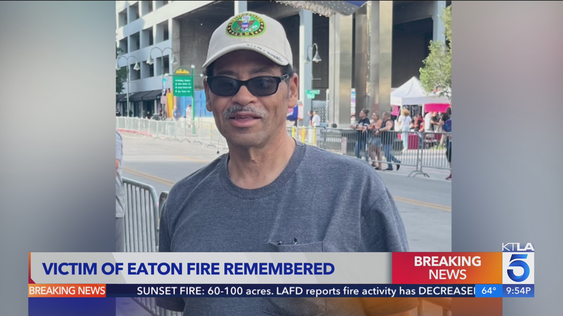 Victim of fatal Eaton Fire died with his garden hose in his hand – KTLA
