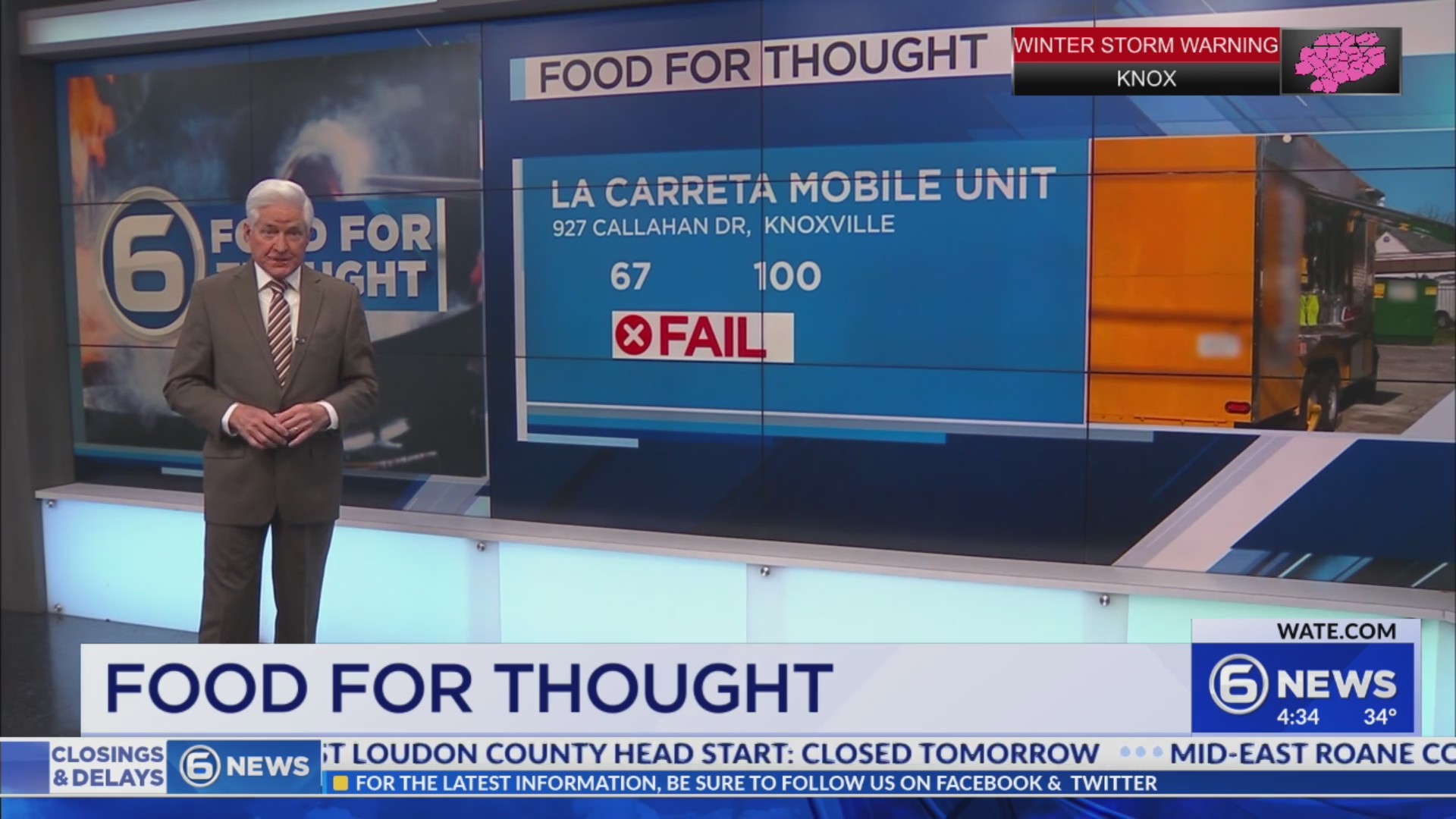 Inspector finds off temperatures at Knox County food truck – WATE 6 On ...