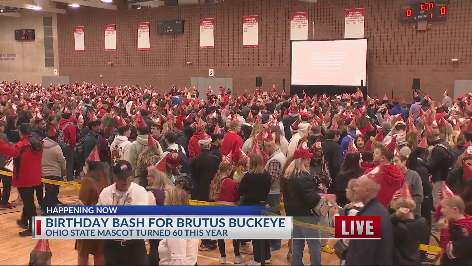 Brutus Buckeye celebrates milestone birthday – NBC4 WCMH-TV