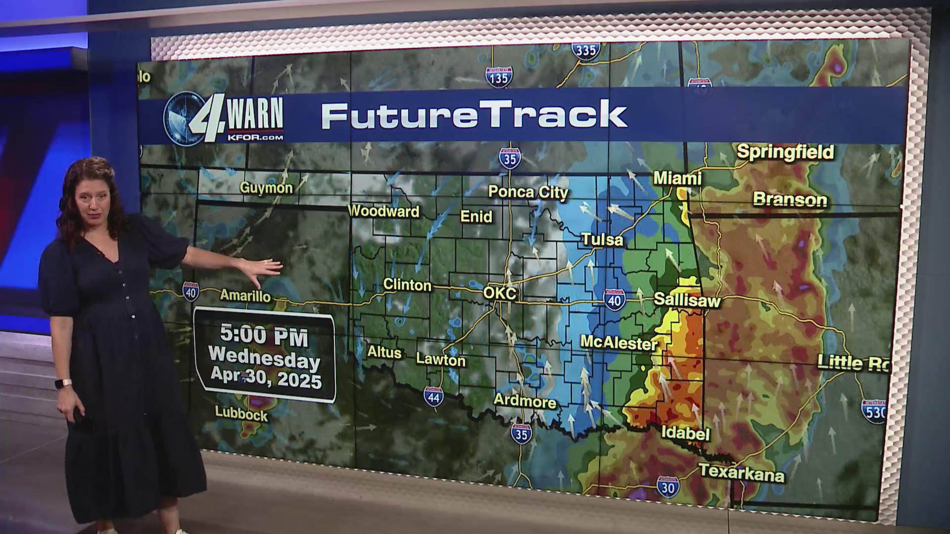 Emily Sutton tracks the final rounds of storms before a stretch of dry ...