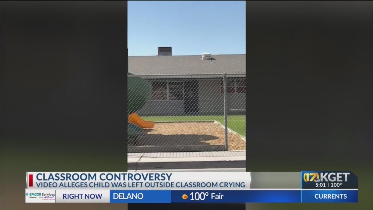 Classroom Controversy: Video alleges child was left crying outside of ...
