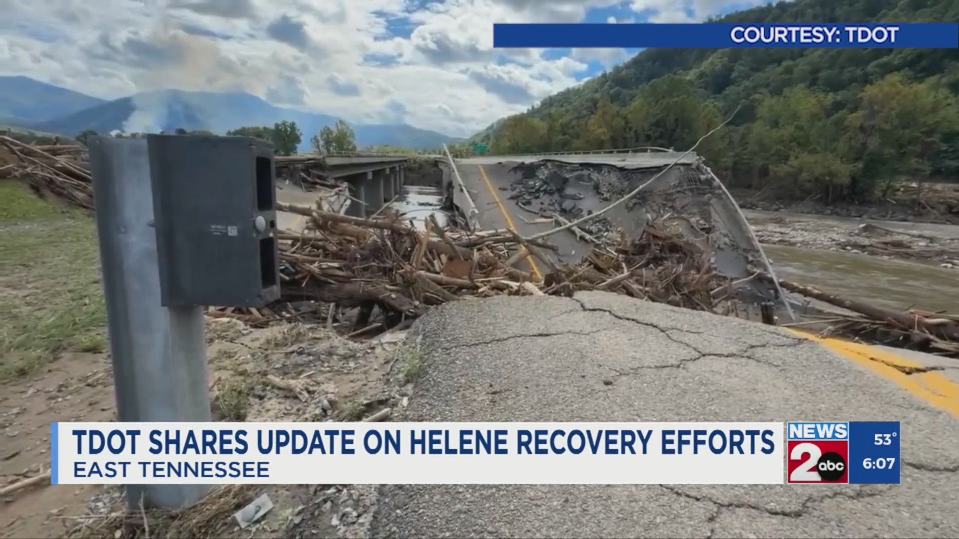TDOT shares update on Helene recovery efforts – WKRN News 2