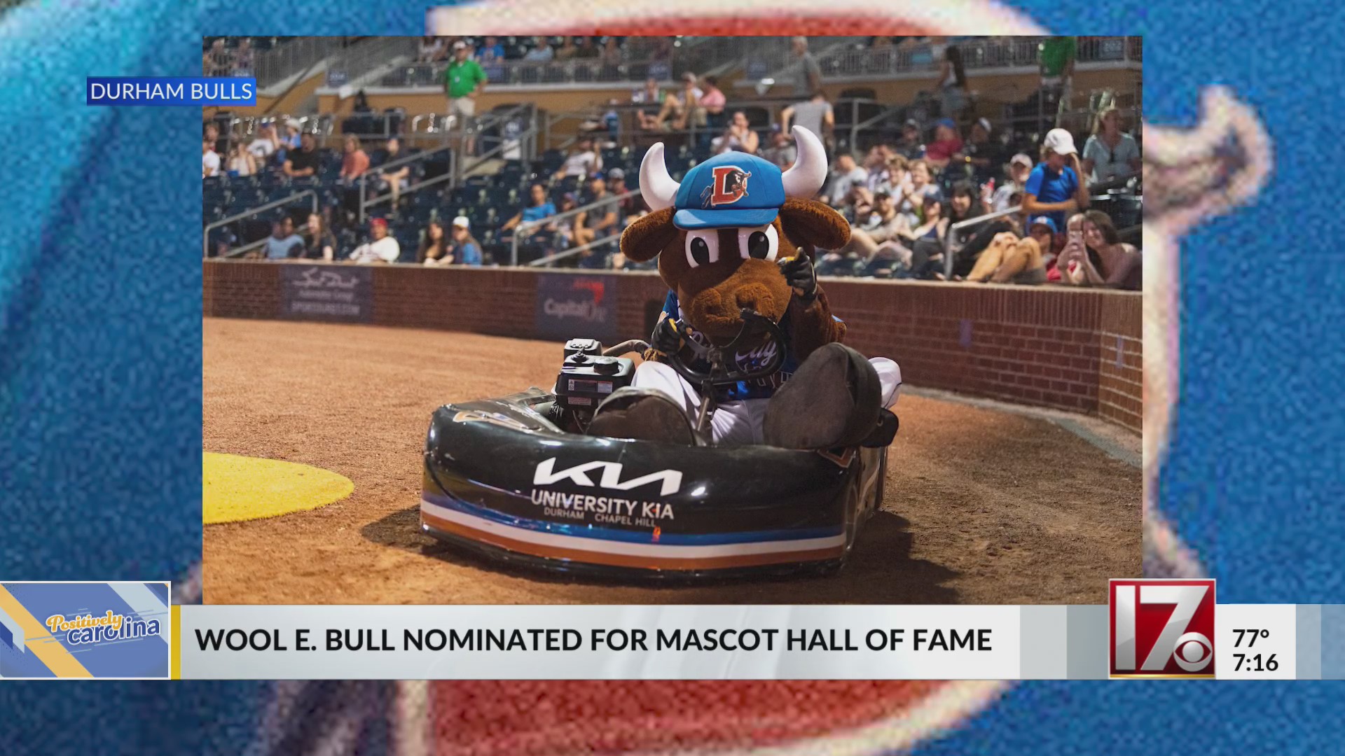 Durham Bulls’ mascot nominated for Hall of Fame – CBS17.com