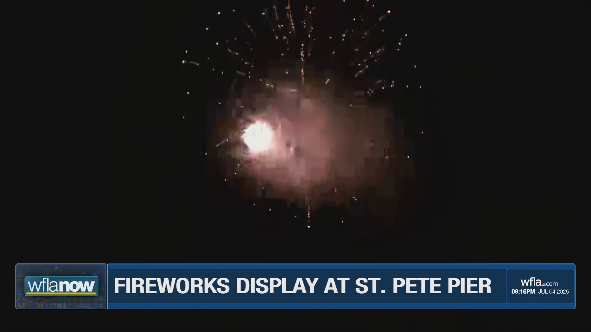 4th of July fireworks at the St. Pete Pier – WFLA