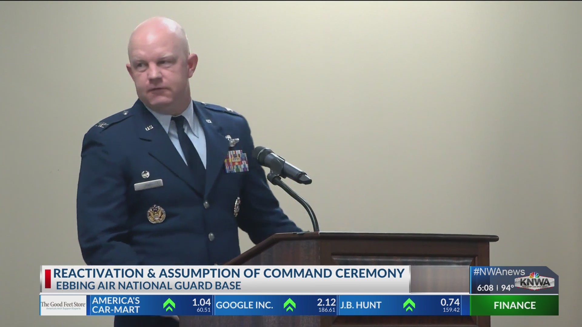 Reactivation & Assumption Ceremony held at Ebbing Air National Guard ...