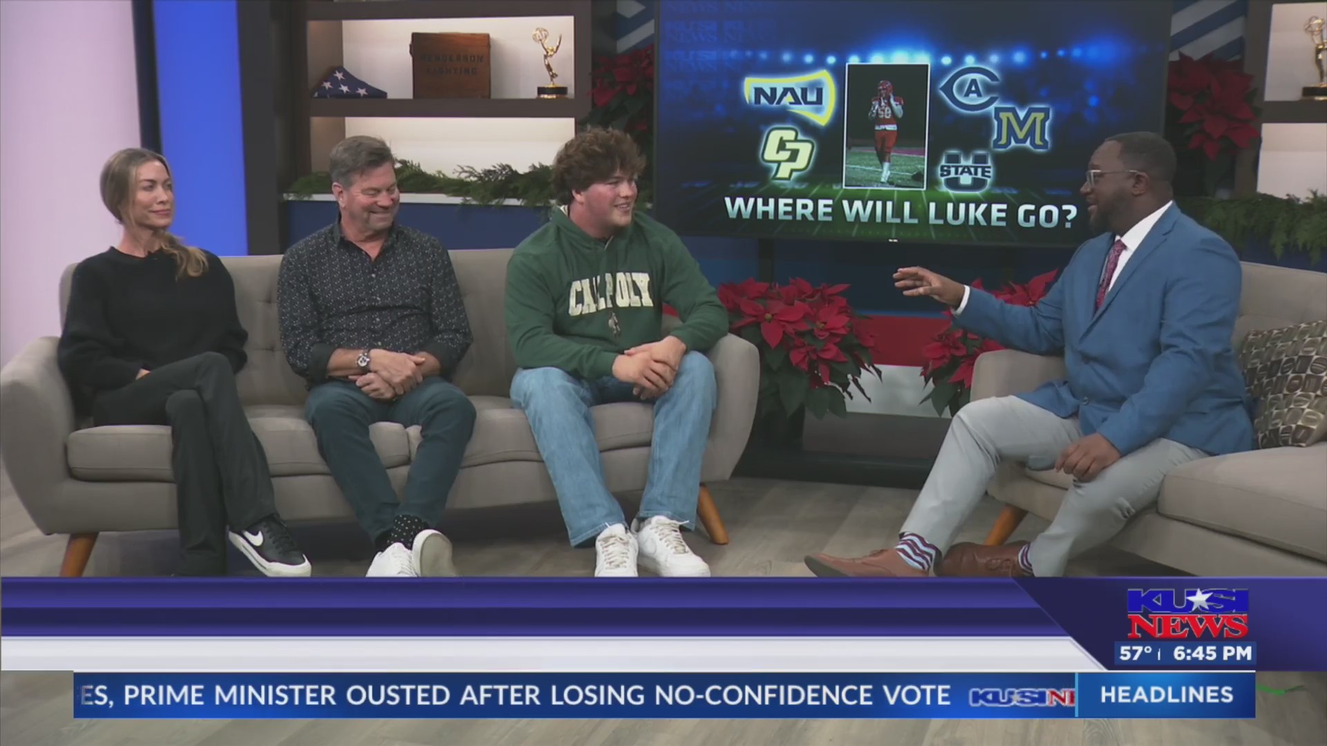 Luke Westfall commits to Cal Poly live on KUSI – FOX 5 San Diego & KUSI News