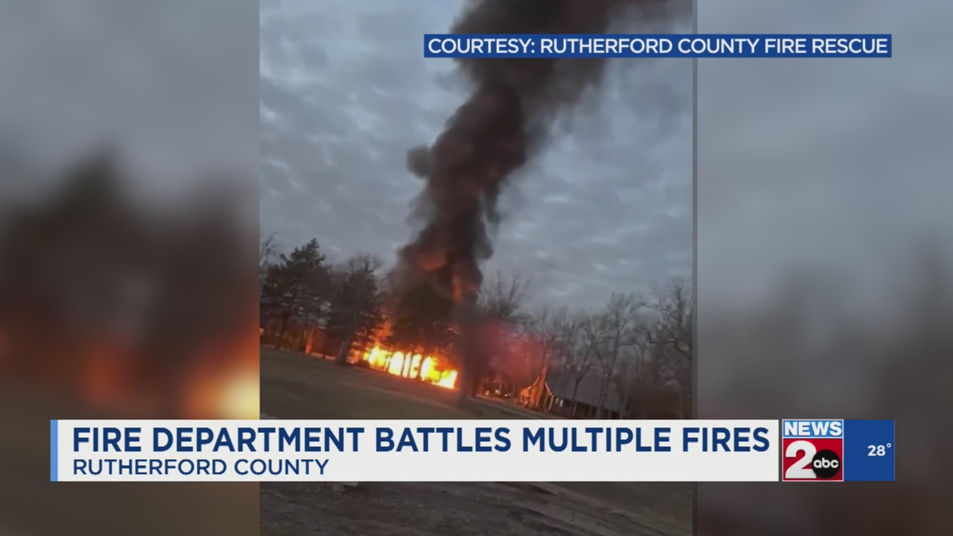 Rutherford County Fire Rescue battles multiple fires – WKRN News 2