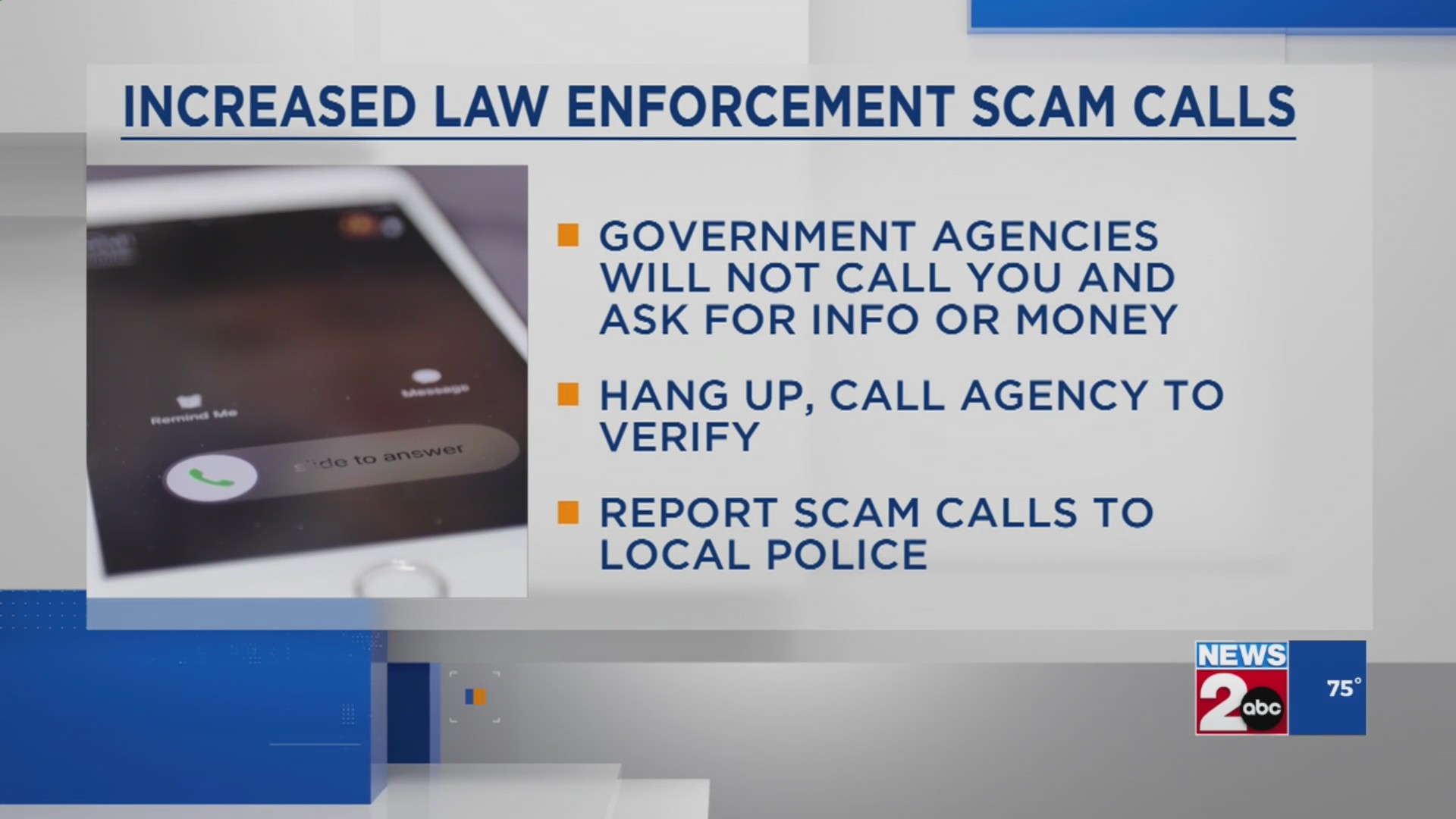 Increased law enforcement scam calls in Middle Tennessee – WKRN News 2