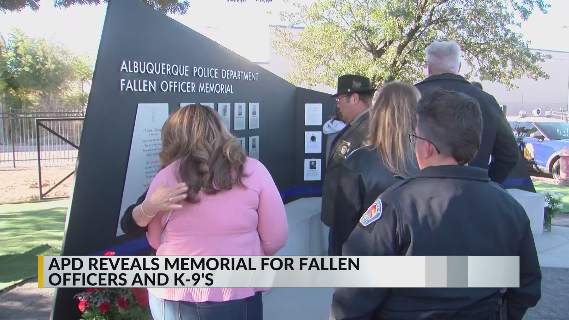 Albuquerque Police Department unveils memorial honoring fallen officers ...