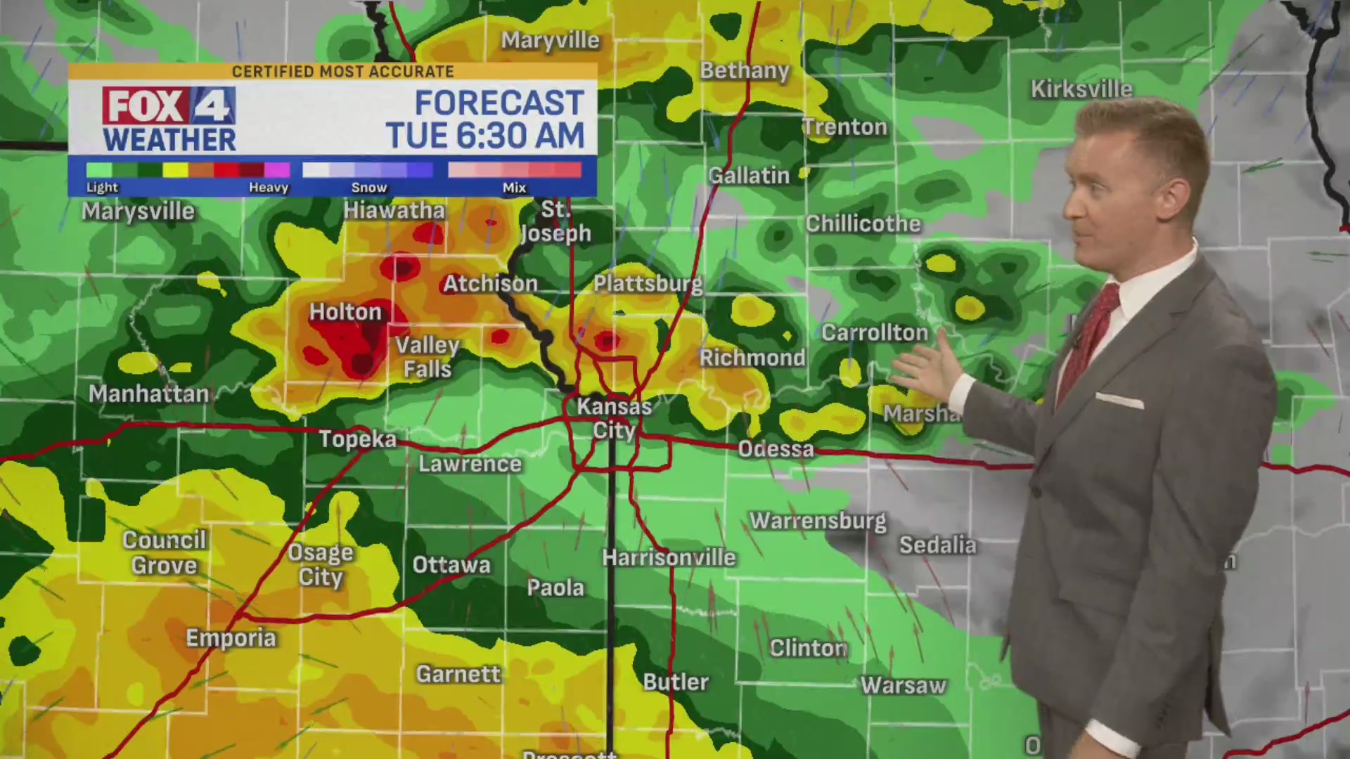 Sunday night forecast – FOX 4 Kansas City WDAF-TV | News, Weather, Sports
